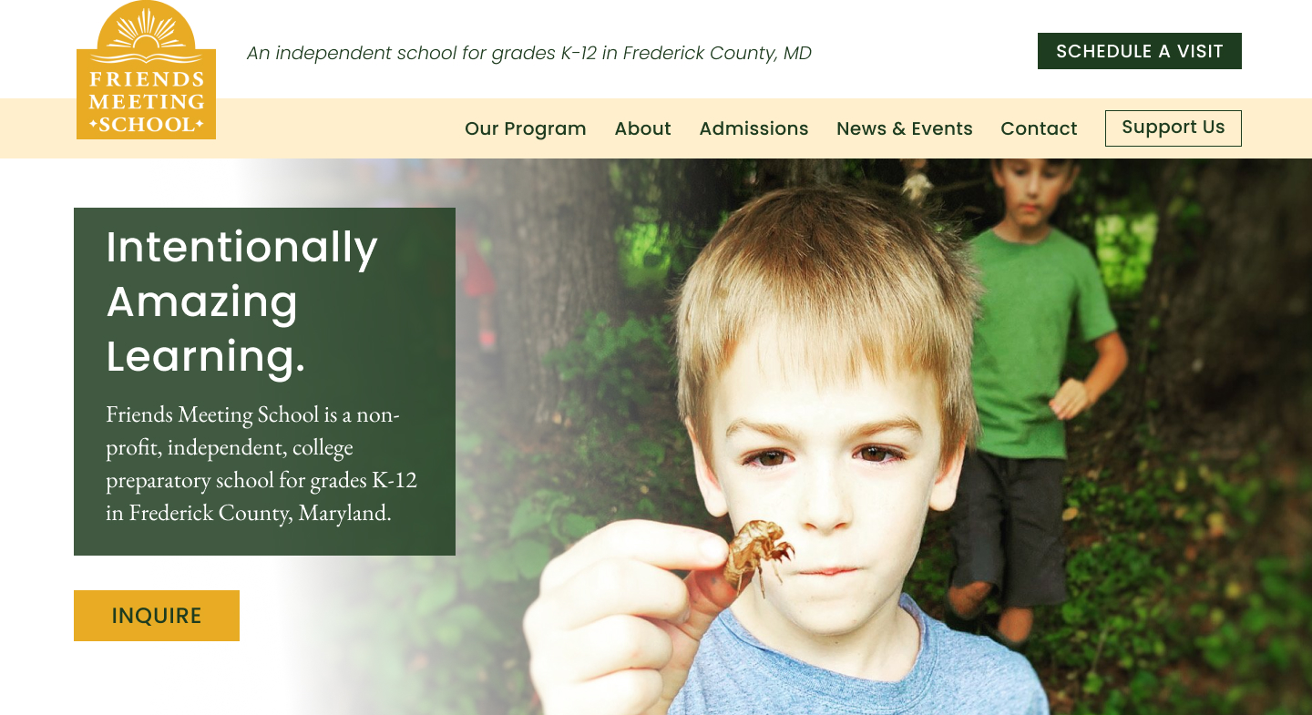 Friends Meeting School in Frederick County, Maryland